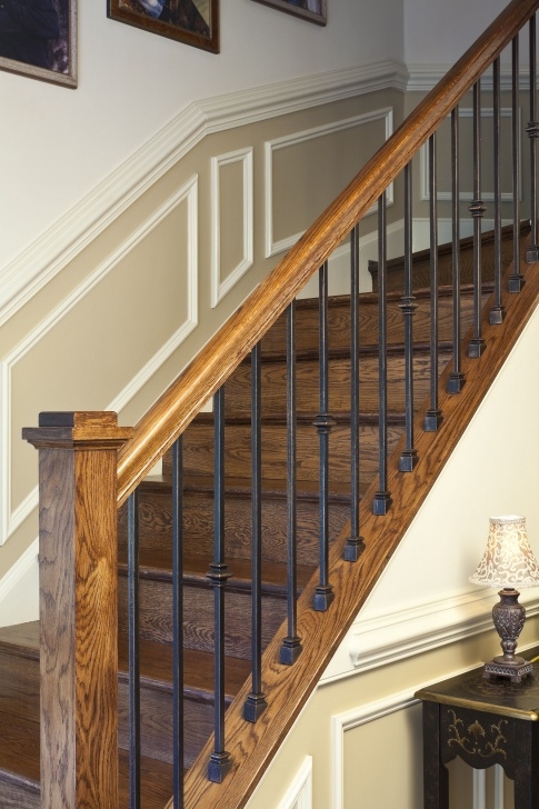 Wrought Iron And Wood Railing | Stair Designs