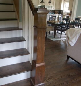 Craftsman Style Newel Post | Stair Designs