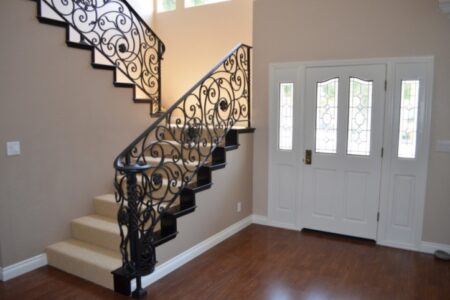 Iron Stair Railing Indoor | Stair Designs