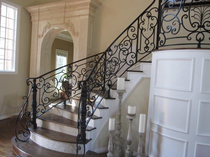 Iron Stair Railing Indoor | Stair Designs