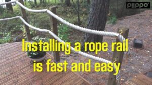 Rope Handrail Outdoor | Stair Designs